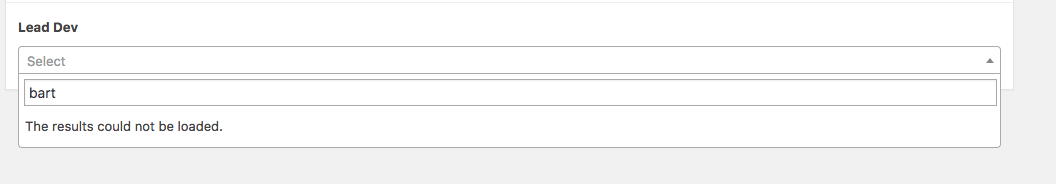 'The results could not be loaded.' message during typing when request was cancelled by select2 ...